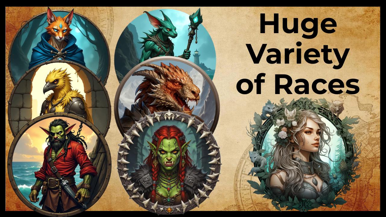 10,000+ Circular Tokens for Digital RPG and Printable Tabletop Fantasy ...