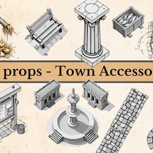 5000 Procreate Brushes for Fantasy Map Making – City & Town Stamps ...