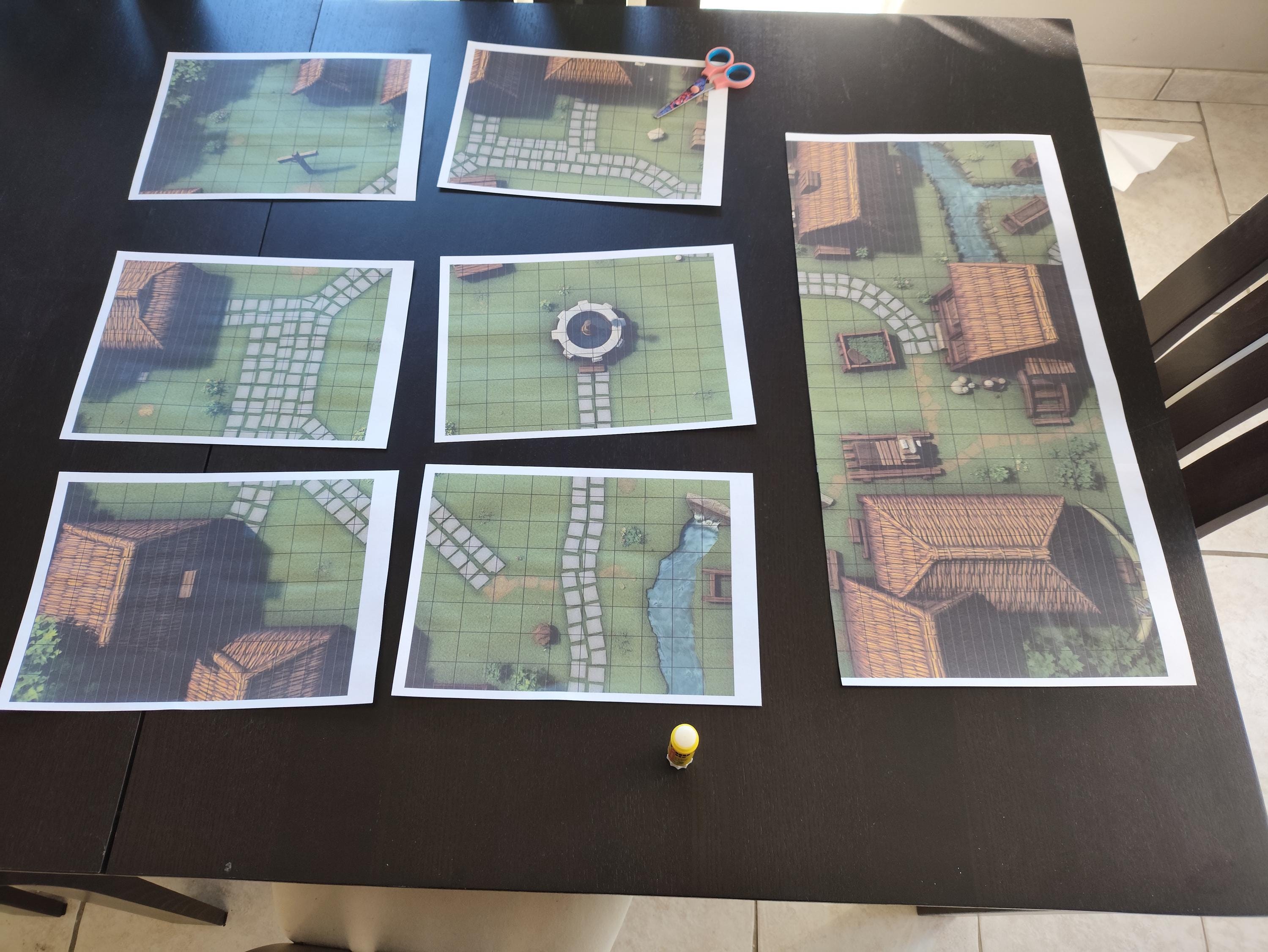 RPG Printable Tiles – 4000 Printable Modular Terrains, Various Places ...