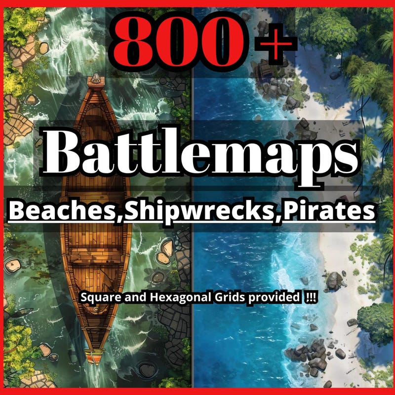 Dnd Beach Map - Etsy