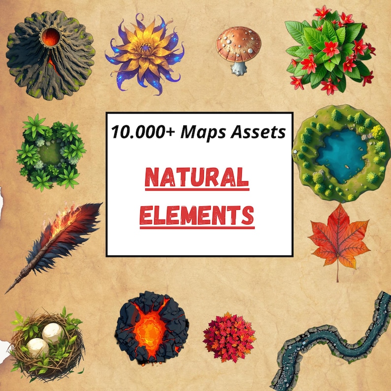 Fantasy Map Making Kit – 10000+ Assets, RPG World Map Creator, Fantasy ...