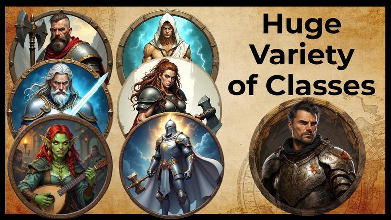 10,000+ Circular Tokens for Digital RPG and Printable Tabletop Fantasy ...