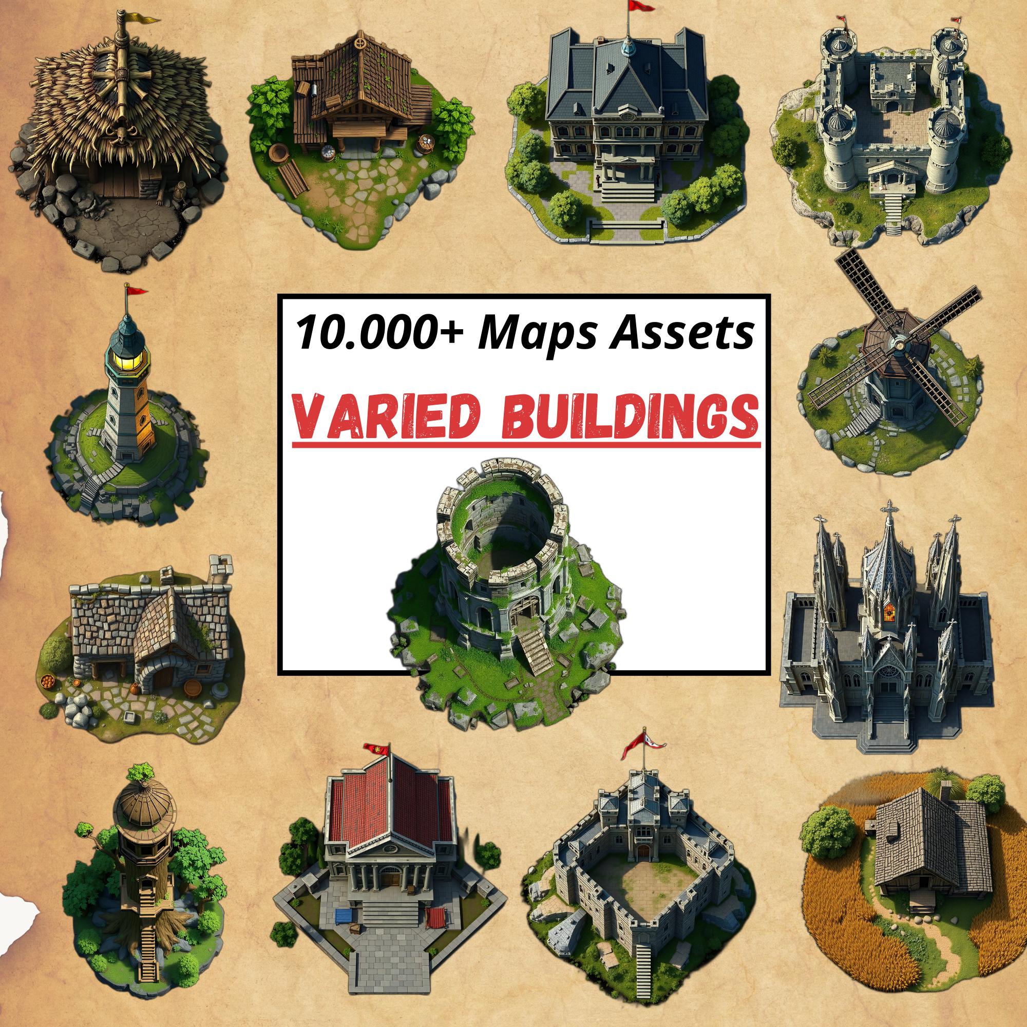 Fantasy Map Making Kit – 10000+ Assets, RPG World Map Creator, Fantasy ...
