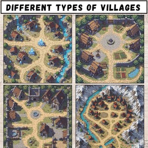 3000+ Fantasy Village and Town Maps , Digital RPG Maps for Foundry and ...