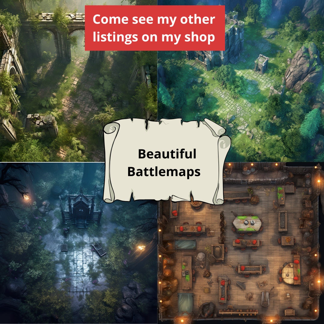 Dnd Chapel Map Dnd Battle Map Battlemap Dungeons and - Etsy Canada