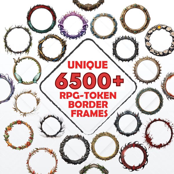 Dnd Token Border - Etsy