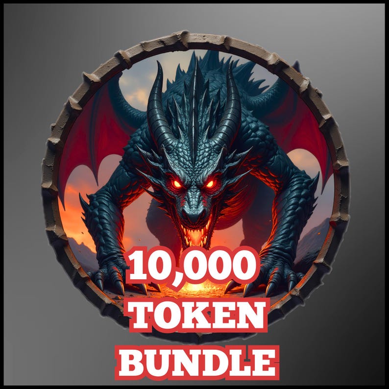 10,000+ Circular Tokens for Digital RPG and Printable Tabletop Fantasy ...