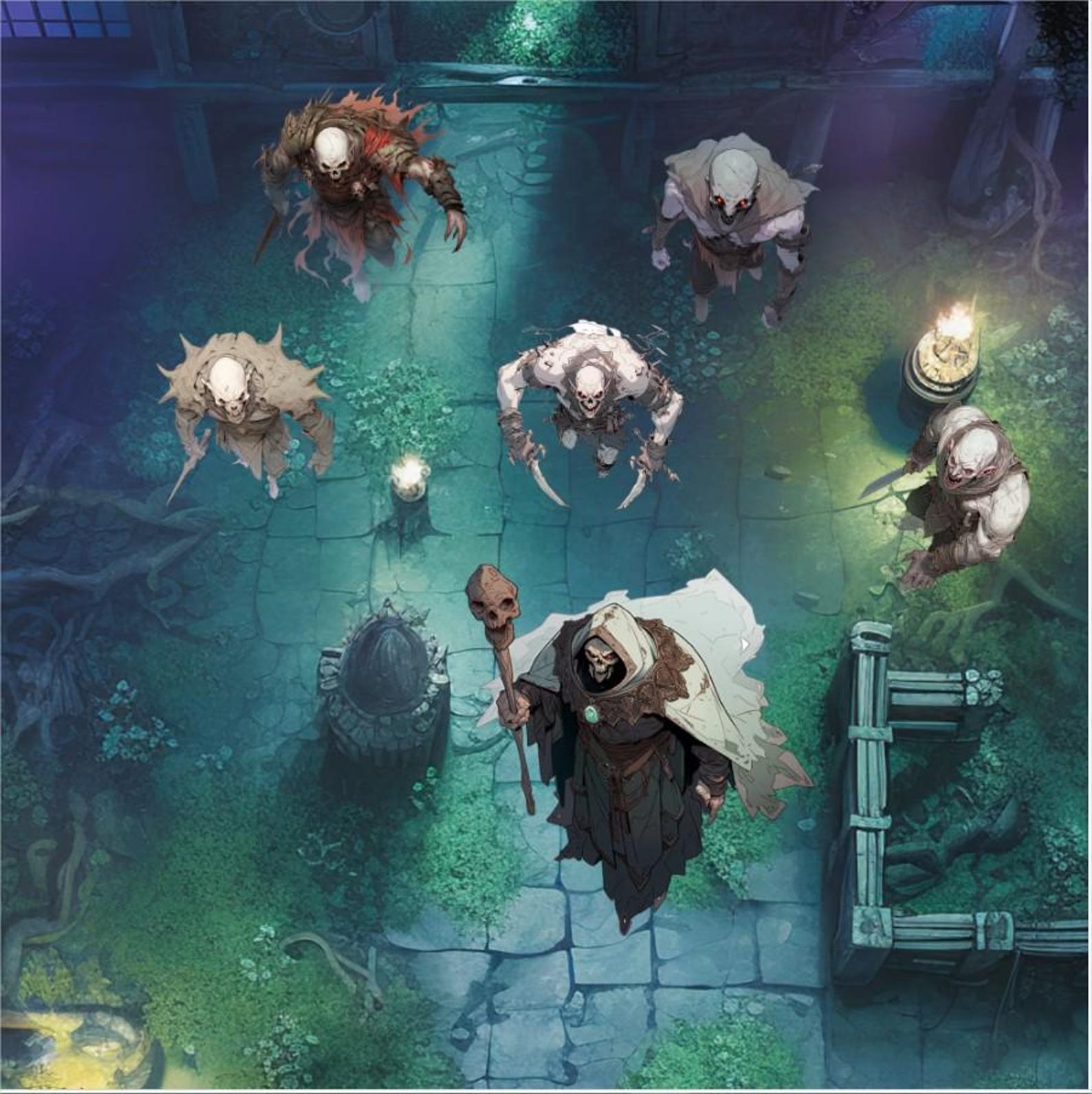 4000 Top-down Fantasy Tokens, 2D Tabletop Tokens, Creature Art for Game ...