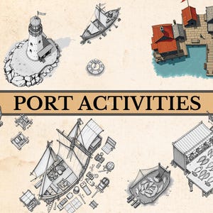 5000 Procreate Brushes for Fantasy Map Making – City & Town Stamps ...