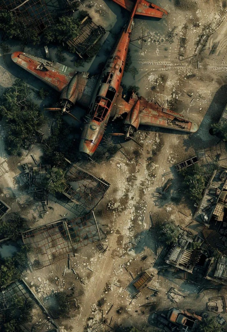 3500 Nuclear Fallout Maps, Post-apocalyptic Battlemaps RPG and ...