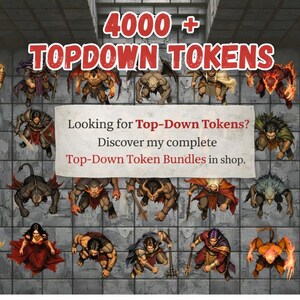 10,000+ Circular Tokens for Digital RPG and Printable Tabletop Fantasy ...