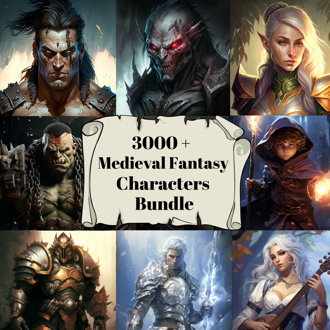 3000 DND Character Art Dnd Tokens Dnd Token Dungeon Master - Etsy