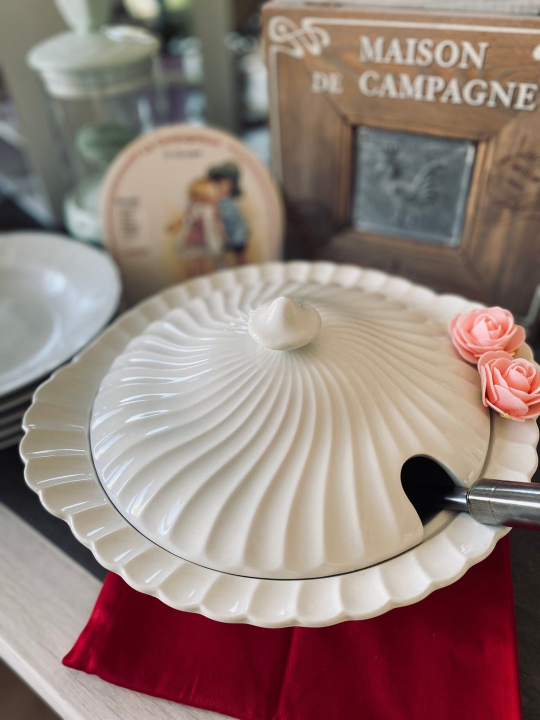 Johnson Brothers Snow White Regency Ironstone Tureen With Lid Vintage ...