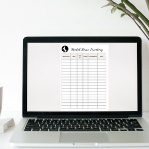 Model Horse Inventory Sheet, Breyer Horse Inventory Tracker, Schleich ...