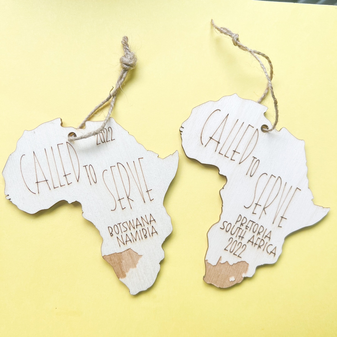 Africa Missionary Ornament: LDS Gift for Missionary Mom - Etsy