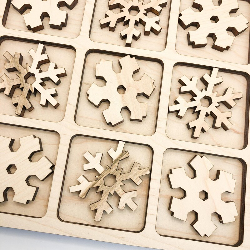 Wooden Tic Tac Toe Board - Etsy