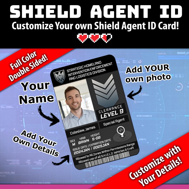 Prop Id Badge - Etsy