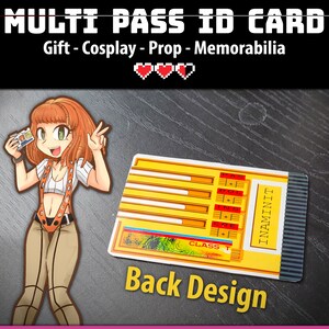 Multi Pass ID Card - Personalize Your Own Multi Pass - Custom ID Gift ...