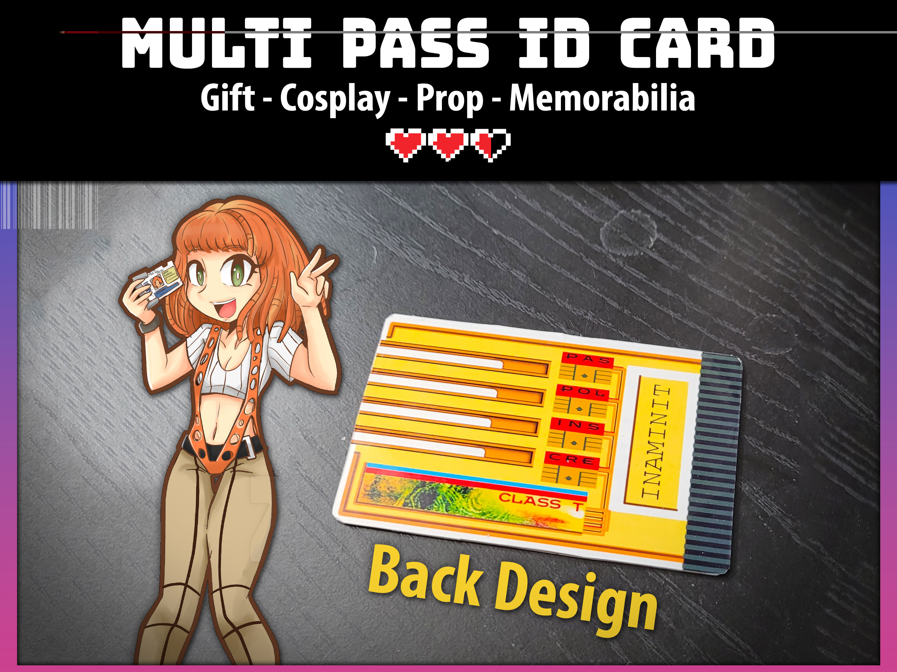 Multi Pass ID Card Personalize Your Own Multi Pass Custom ID Gift Prank ...