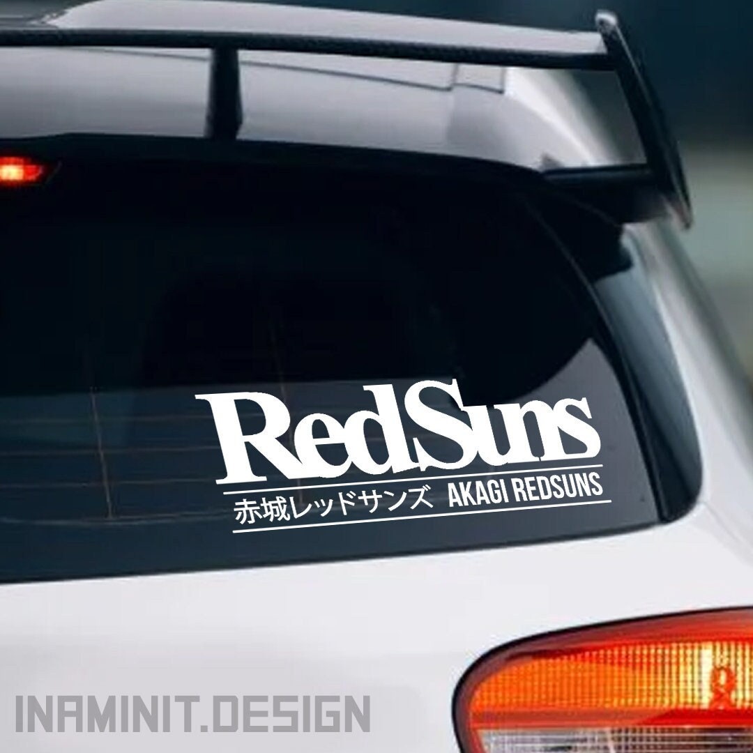 Initial D Team Decals Any Color Size or Direction Custom Vinyl Decal ...