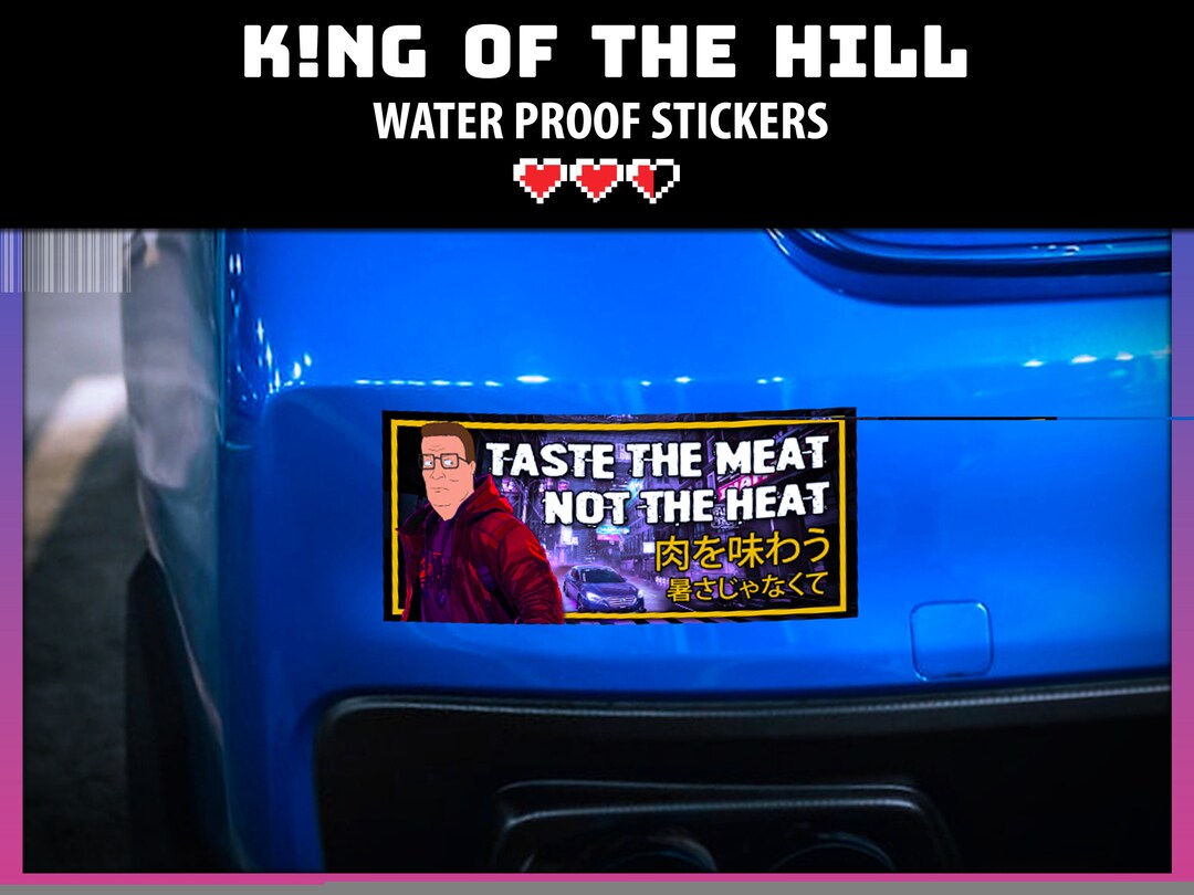 King of the Hill Cyber Punk JDM Sticker Decal - Hank Hill Dale Gribble ...