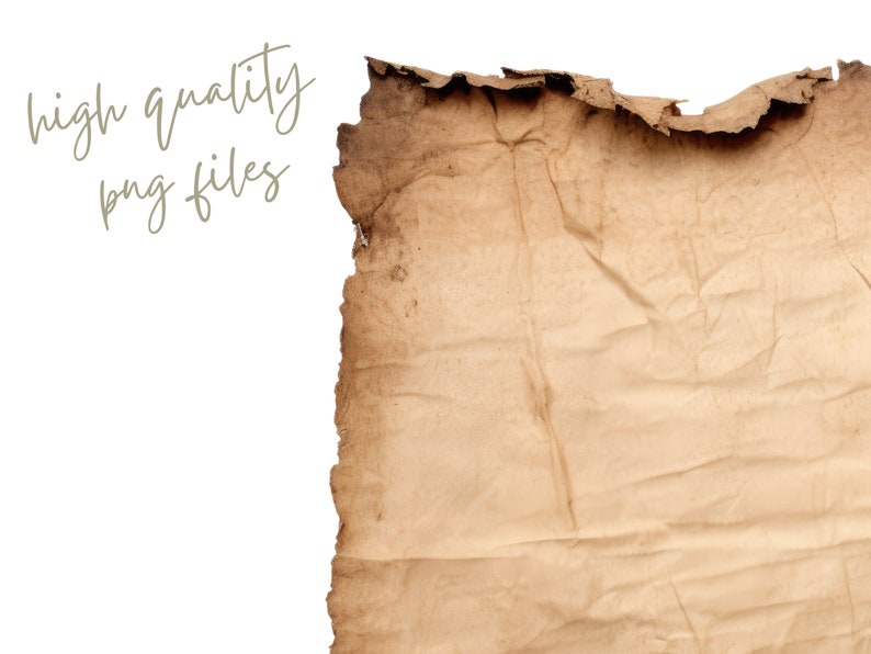 Old Paper With Ripped Edges Vintage Grunge Paper Textures Antique ...