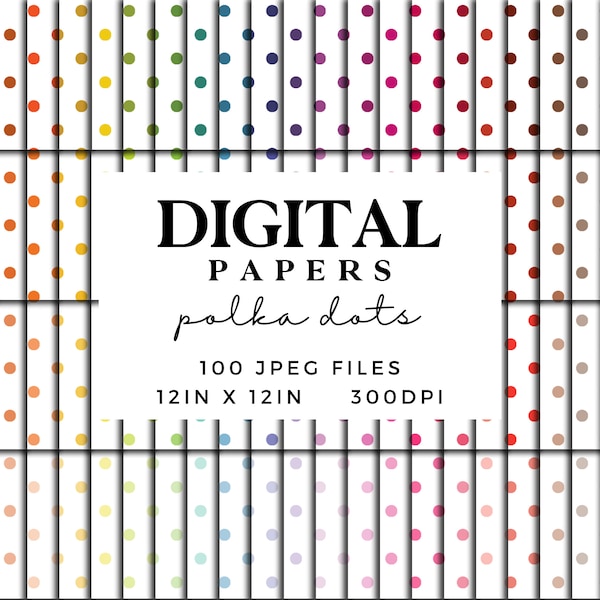 Polka Dot Planner - Etsy