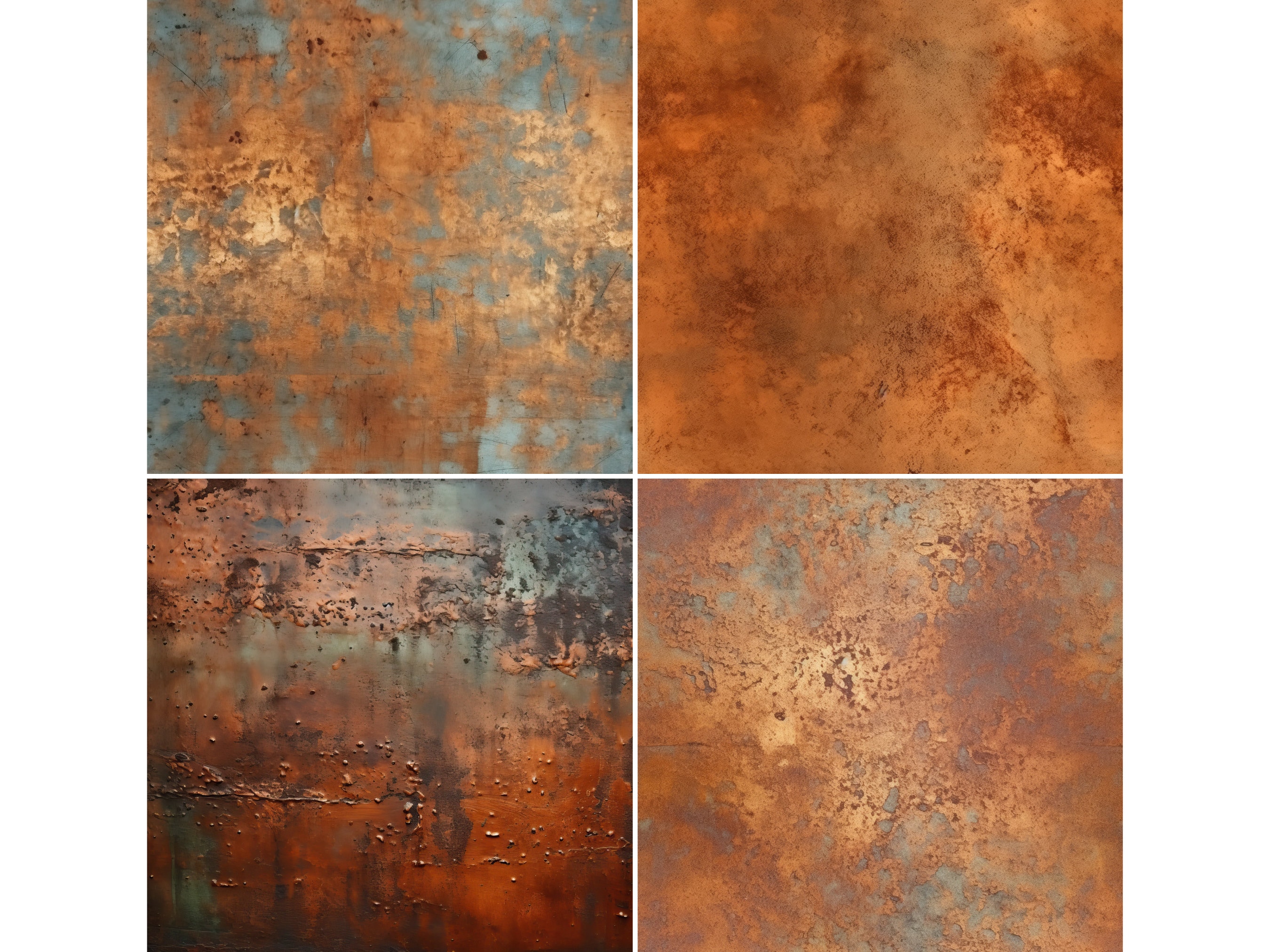 Rust Digital Background Industrial Grunge Digital Printable Papers ...