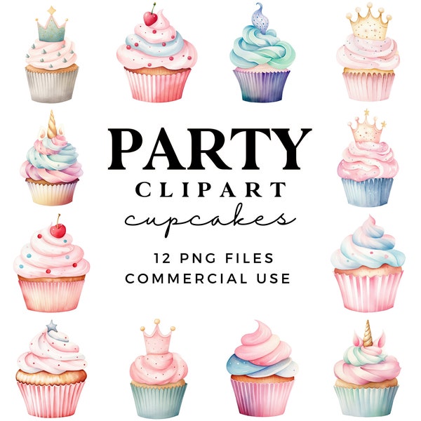 Cupcake Clip Art - Etsy