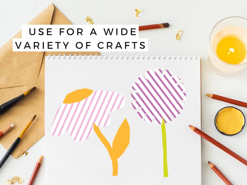 Diagonal Stripe Digital Paper 100 Colours Seamless Pattern Scrapbook ...