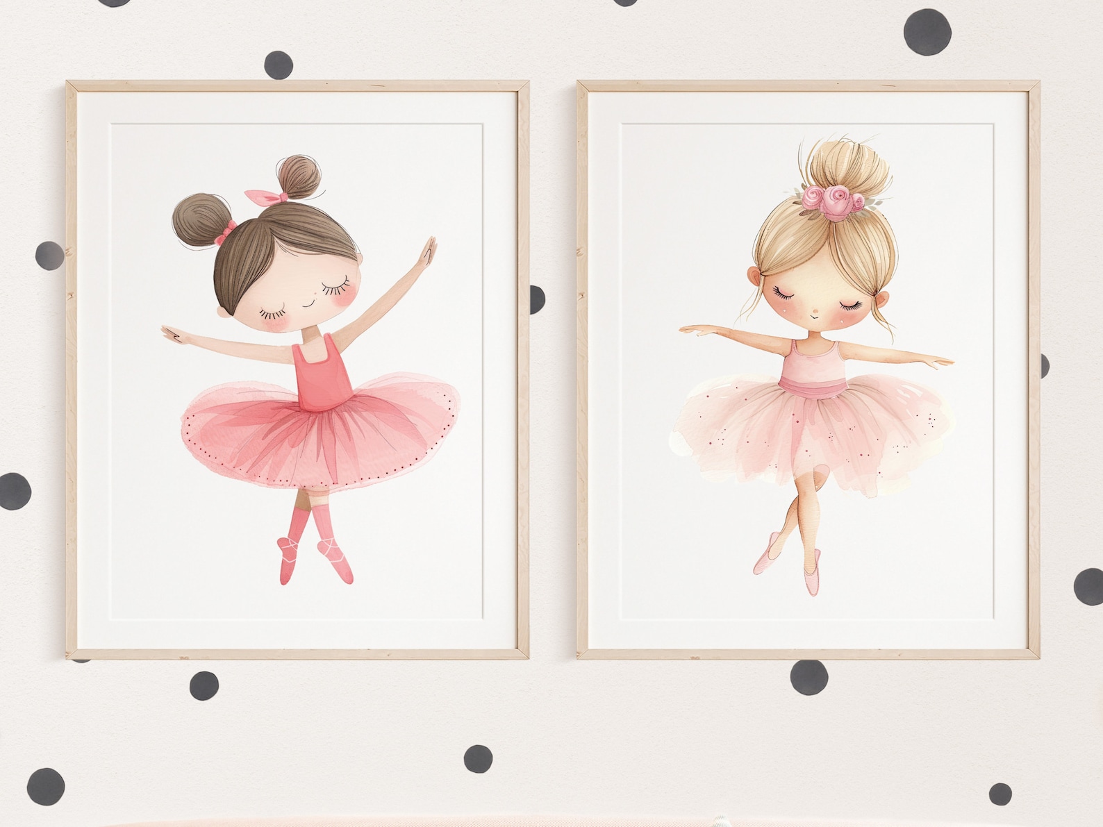 Ballerina Clipart Set Ballet Dance Clip Art for Nursery Wall Art, Kids ...