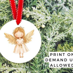 Cute Christmas Angels Clipart Bundle - Watercolor Clip Art for ...
