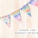 Rainbow Stars Seamless Patterns - Pastel Rainbow Digital Backgrounds ...