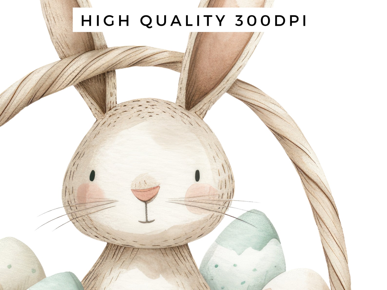 Easter Bunny Clipart PNG Easter Rabbit Clip Art Easter Bunnies Nursery ...