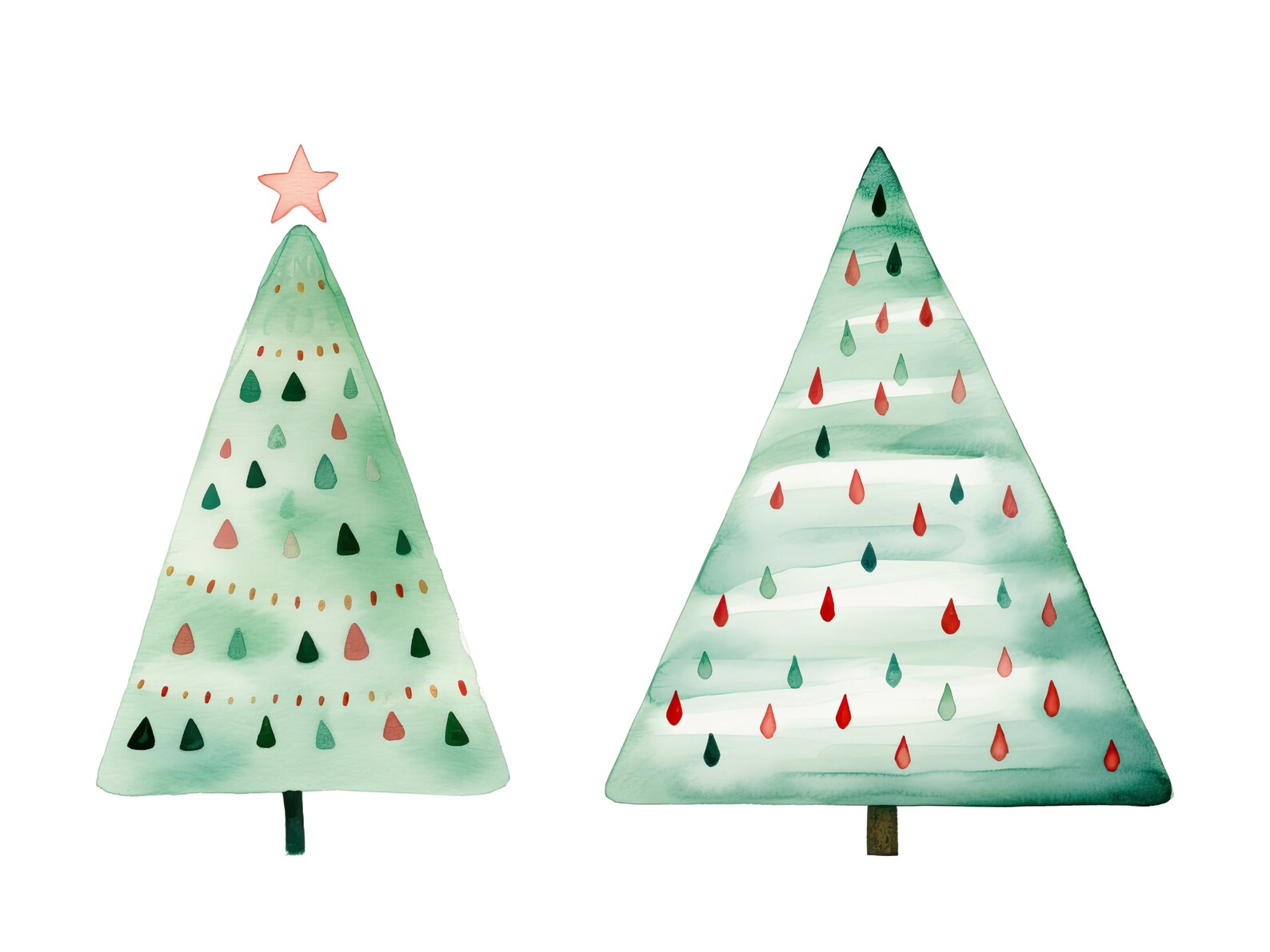 Cute Santa Clipart - Christmas Clipart Bundle - Instant Download ...