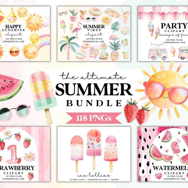 Vacation Clipart - Etsy