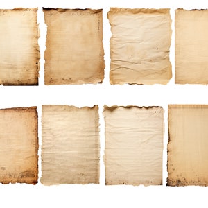 Old Paper With Ripped Edges - Vintage Grunge Paper Textures - Antique ...