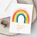 Cute Rainbow Clipart Bundle - Kawaii Rainbow Clipart Set - Watercolour ...