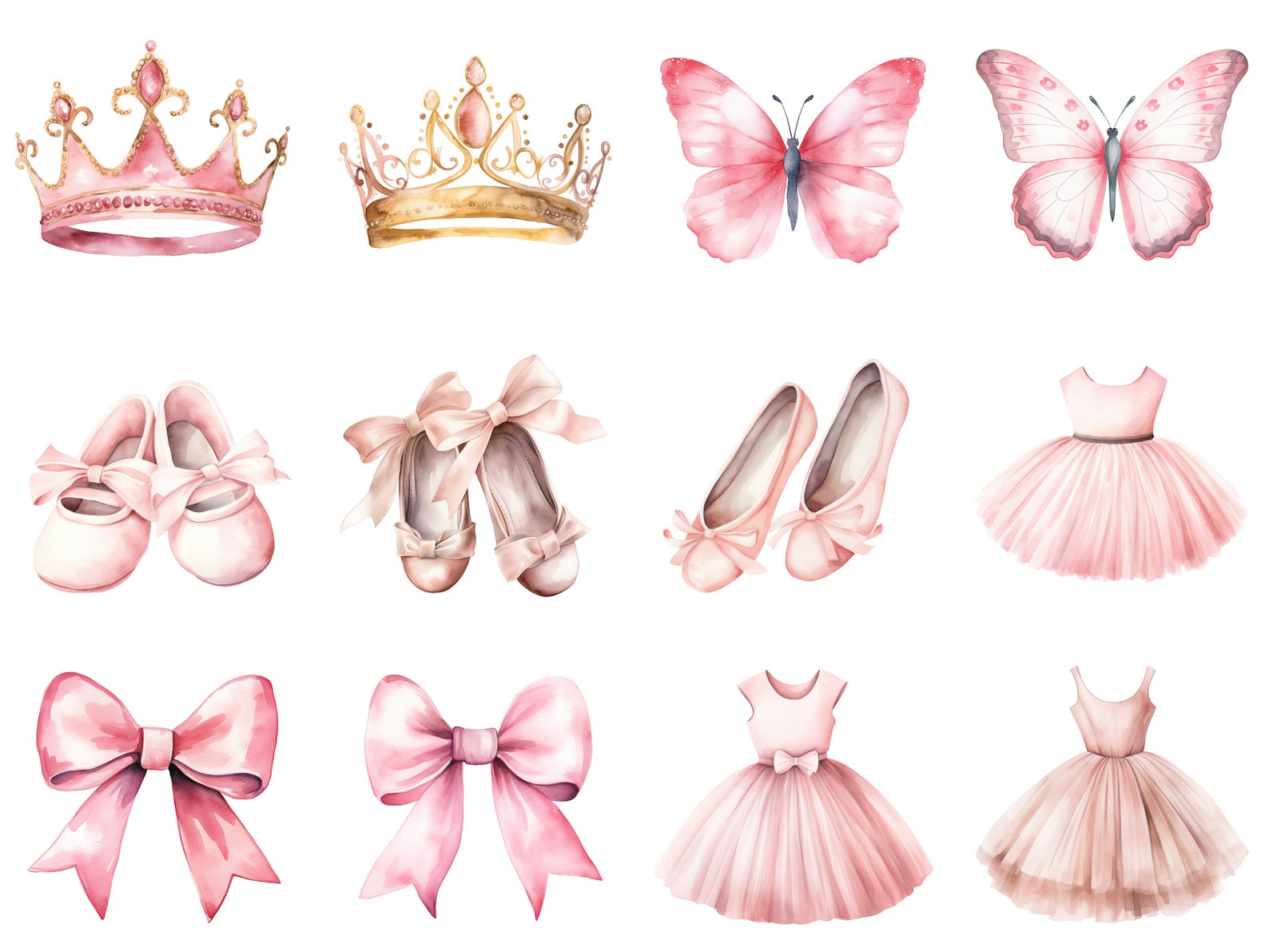 Watercolor Ballerina Clipart Set - Swan Lake Ballet Theme Clip Art ...
