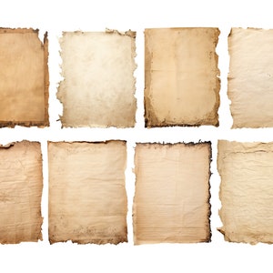 Old Paper With Ripped Edges - Vintage Grunge Paper Textures - Antique ...