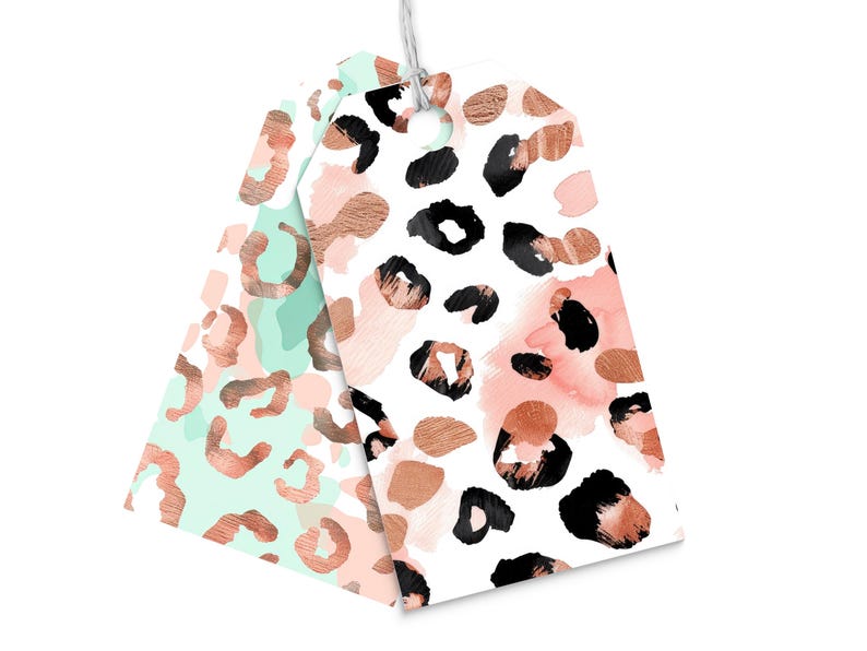 Leopard Print Seamless Patterns is Rose Gold - Animal Print Digital ...