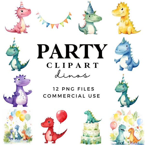 Baby Dinosaur Clipart - Etsy