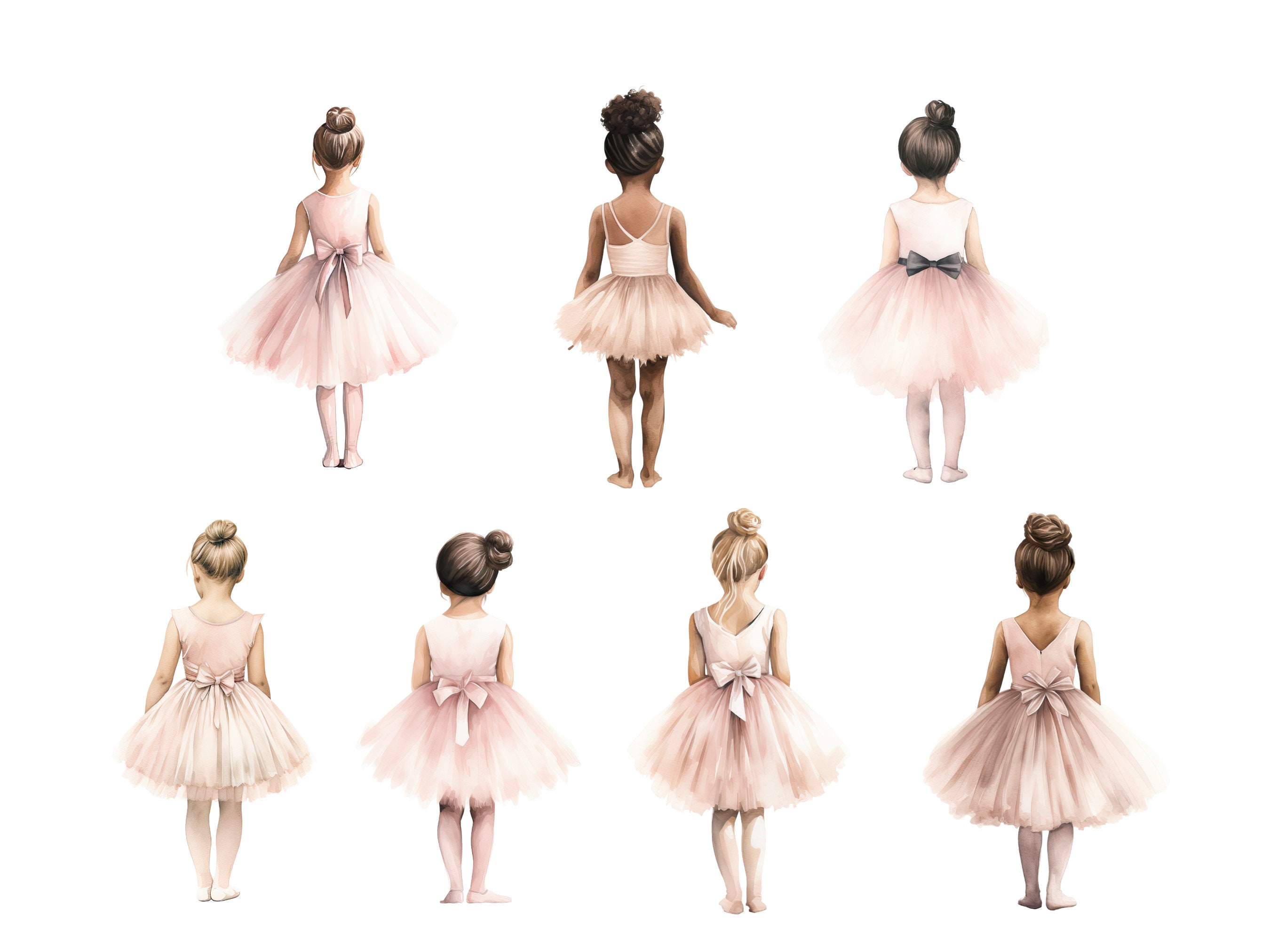 Watercolor Ballerina Clipart Set Swan Lake Ballet Theme Clip Art Bundle ...