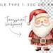 Cute Scandi Santa Clipart Bundle Father Christmas Clip Art Xmas Kids ...