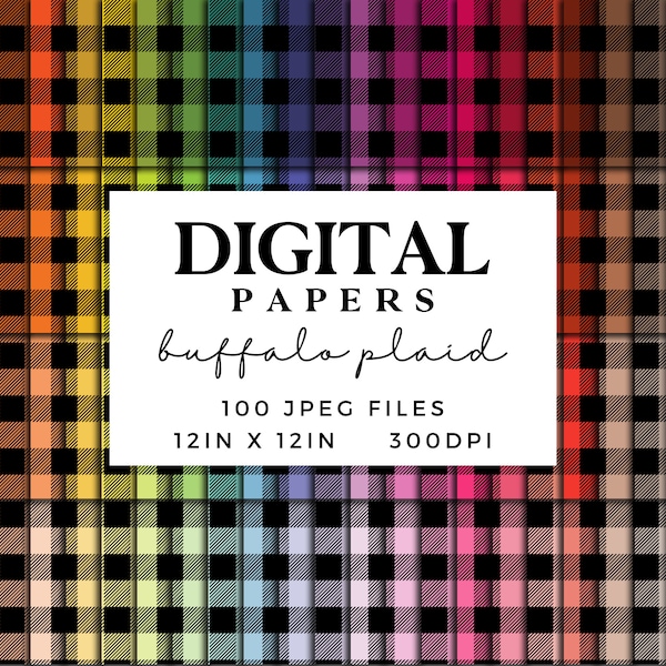 Buffalo Check Stencil - Etsy