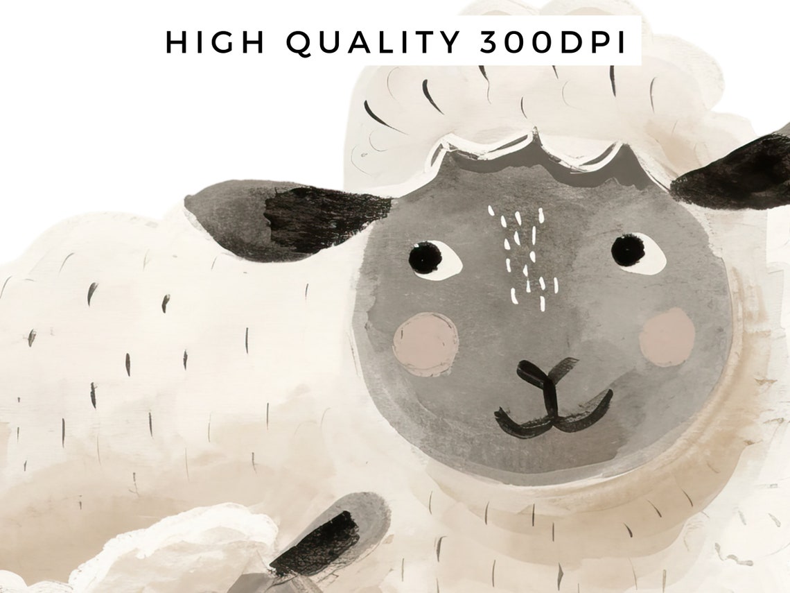 Cute Farm Clipart Set Farm Animals Clip Art Bundle Kids Birthday ...