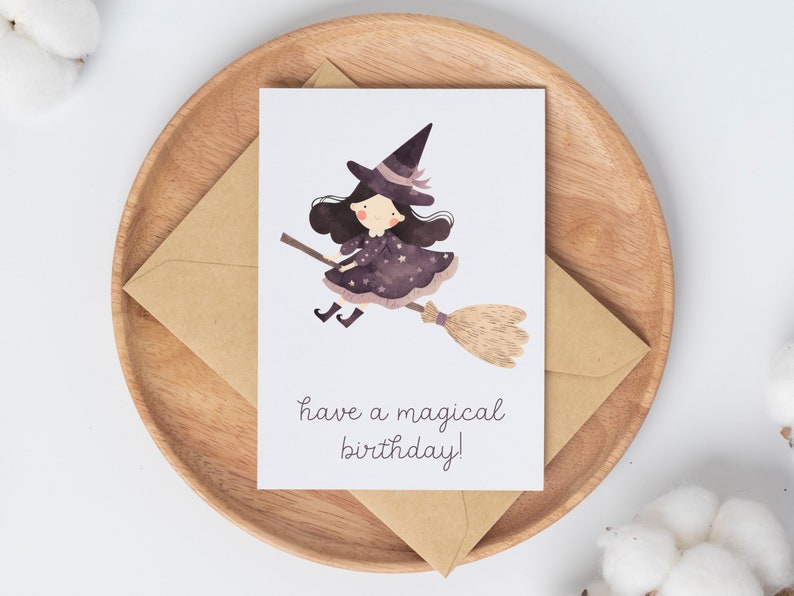 Cute Wizard Clipart Watercolor Witch Clipart for Commercial Use PNG ...