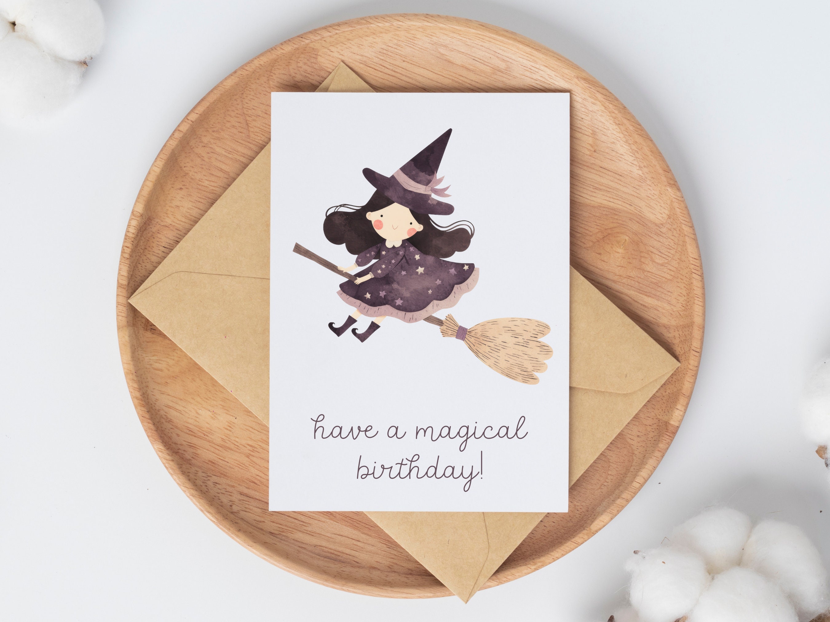 Cute Wizard Clipart Watercolor Witch Clipart for Commercial Use PNG ...