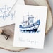 Nautical Clipart Anchors and Boats Clip Art in Blue and White ...