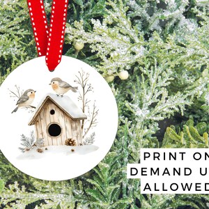 Christmas Birds Clipart Watercolour Cute Bird Clip Art Illustrations ...